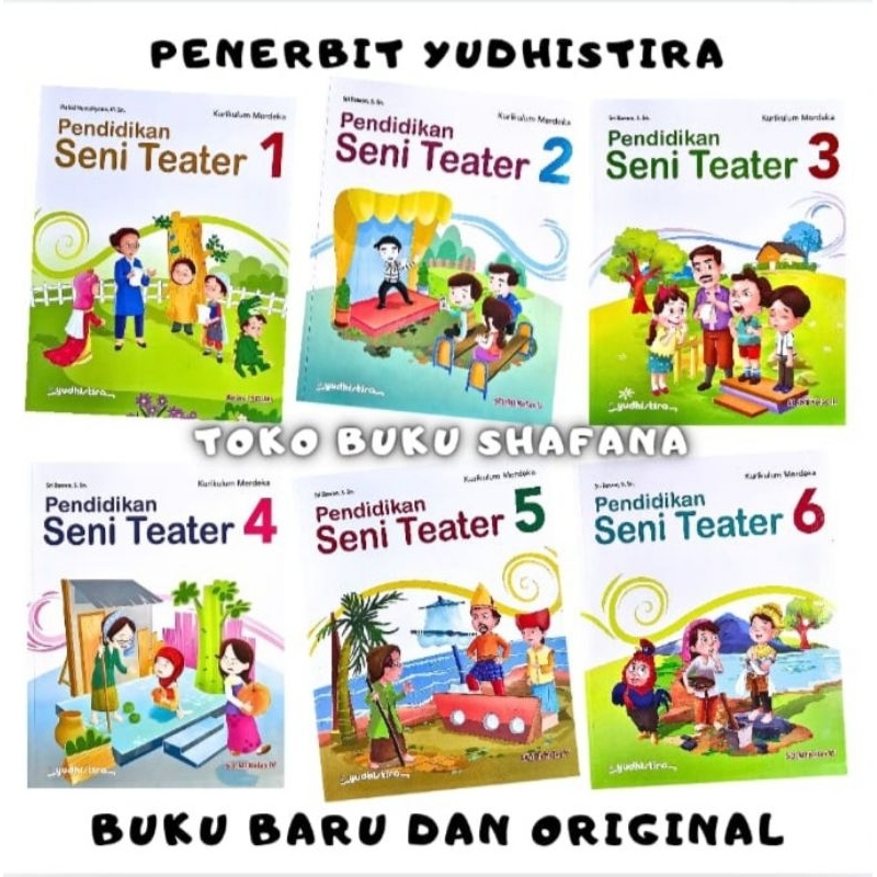 Jual Buku Pendidikan Seni Teater Kelas 1 2 3 4 5 6 SD/MI Revisi Yudhistira Kurikulum Merdeka ...