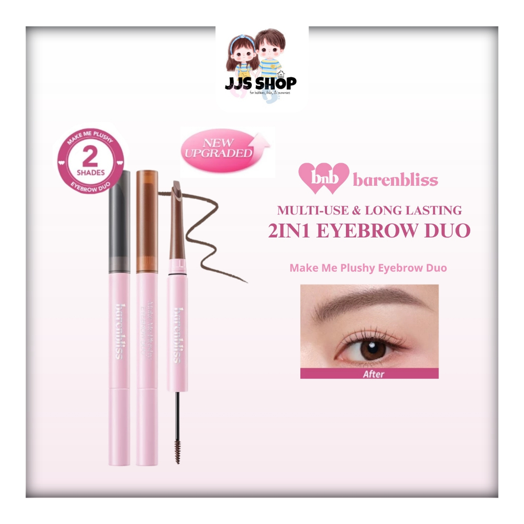 Jual BNB barenbliss Make Me Plushy Eyebrow Duo 2-in-1 Pensil Alis & Browcara 24H Tahan Lama ...
