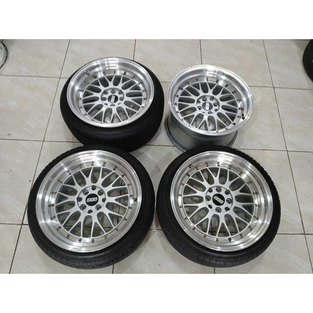 Jual VELG MOBIL BEKAS TYPE BBS LM RING 17X8.5/9.5 4X100/4X114 ET35/40 BAN 205 40 17 3PCS COCOK ...