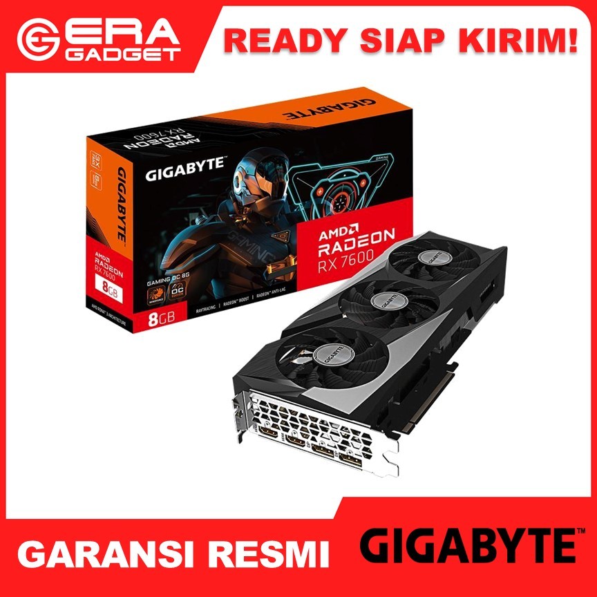 Jual GIGABYTE VGA AMD RADEON RX 7600 GAMING OC 8GB GDDR6 | Shopee Indonesia