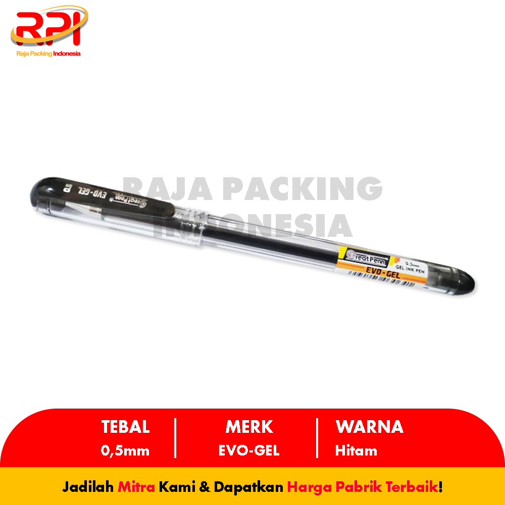 Jual Great Penn EVO Gel Pen / Pulpen Gel 0.5mm Kapasitas Tinta 800 ...