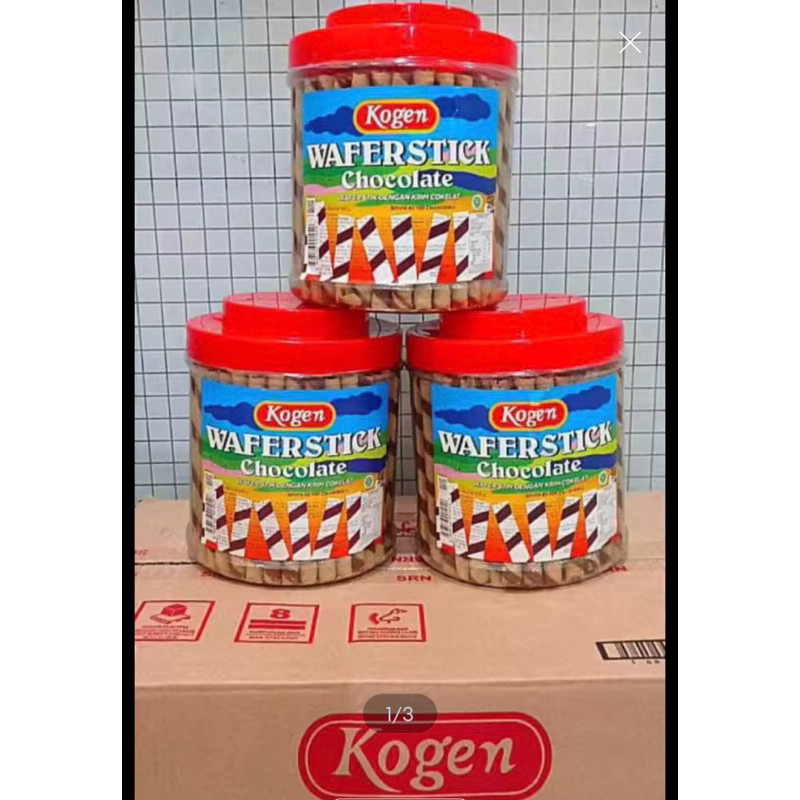 Jual KOGEN WAFER STICK COKLAT ASTOR TOPLES 600gram | Shopee Indonesia