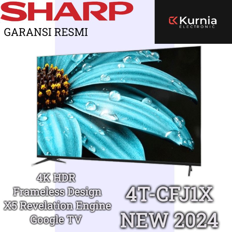 Jual SHARP 4T-C65FJ1X / 65FJ1X/65FJ1/C55FJ1 4k Google Tv 65 inch ...