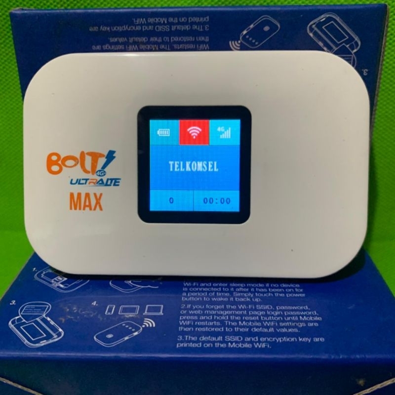 Jual Mifi Modem Wifi 4G Bolt Aquila Max Slim Unlock 4G LTE T-Sel Byu Smartfren 4G LTE B40 ...