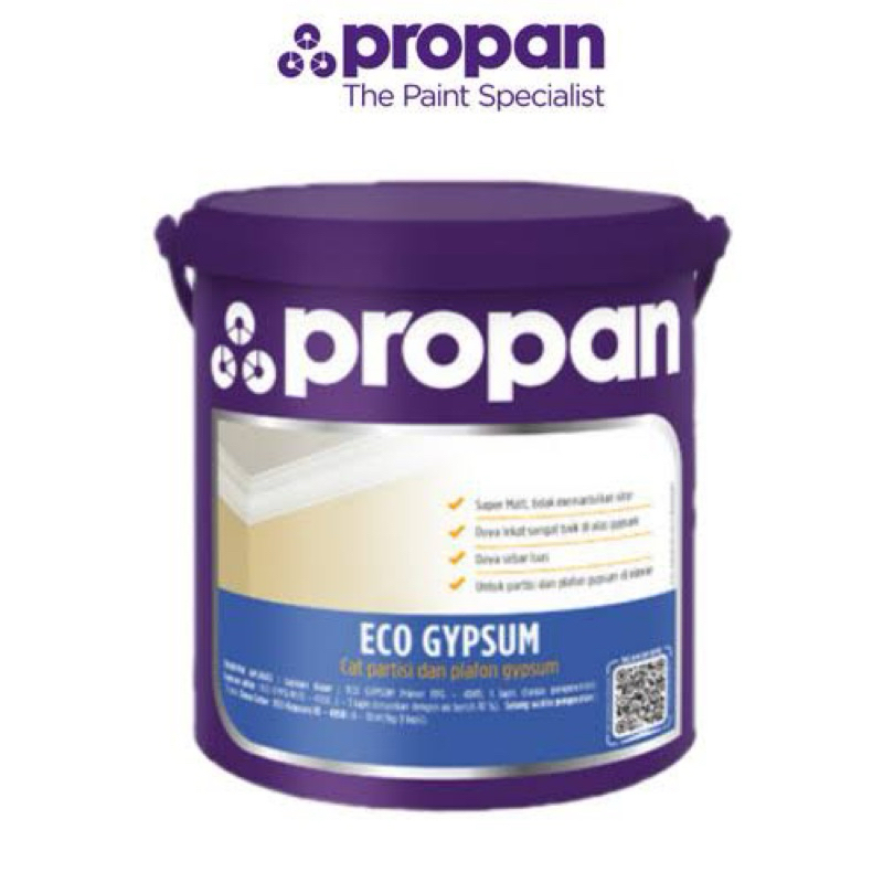 Jual Propan ECO GYPSUM Cat Partisi & Plafon 25 KG Acrylic Emulsion ...