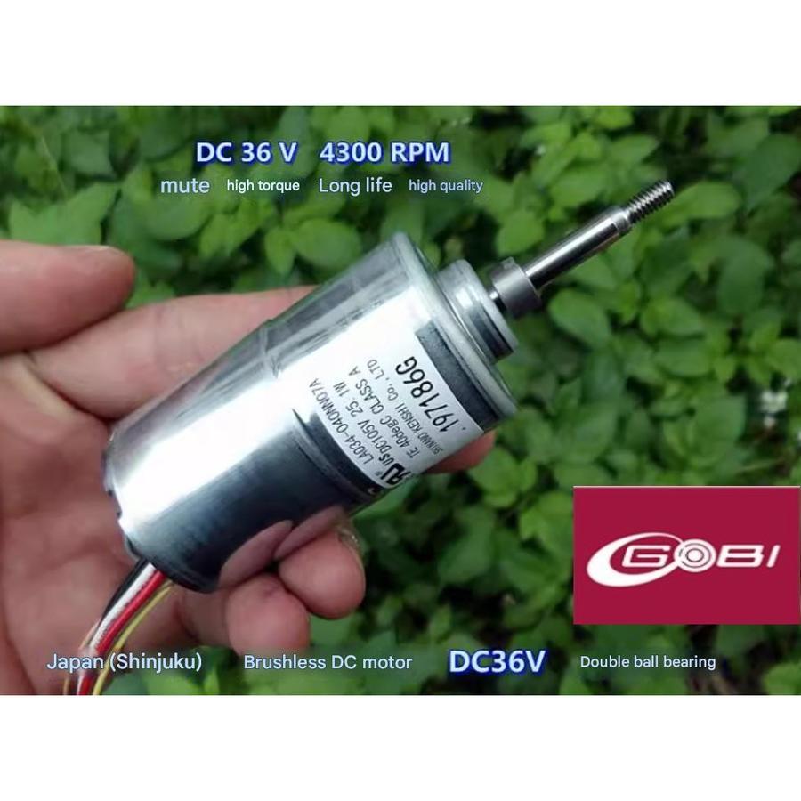 Jual Dinamo Japan Brushless Motor DC36V/ 48V Double Ball Bearing Silent ...