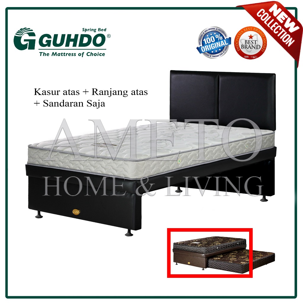 Jual Guhdo Springbed 3 in 1 New Prima 120x200 HB Atlantic (TANPA SORONG BAWAH) | Shopee Indonesia