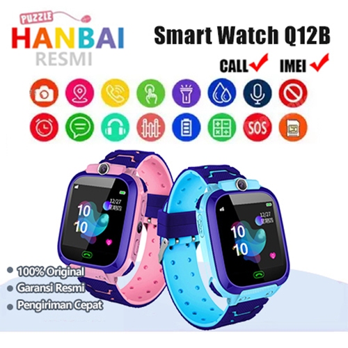 Jual Hanbai Anti Air IP67 Jam tangan anak telepon - anak Gps Digital ...