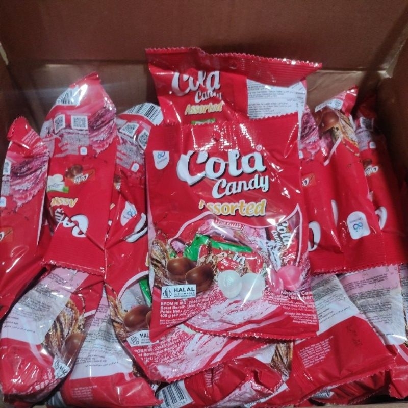 Jual Permen cola candy Assorted 100gr ( 40pcs @ 2,5gr) | Shopee Indonesia