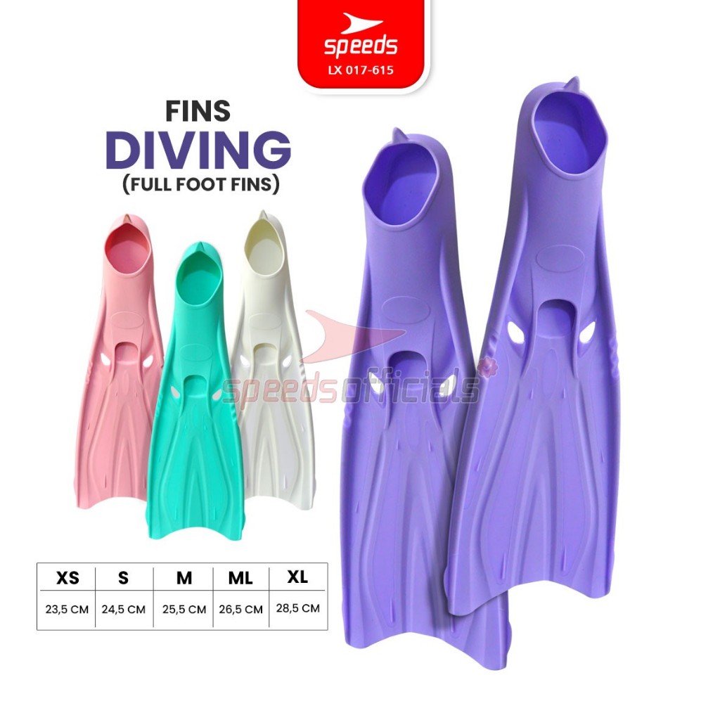 Jual SPEEDS Kaki Katak Diving Fins Perlengkapan Snorkeling Laut ...