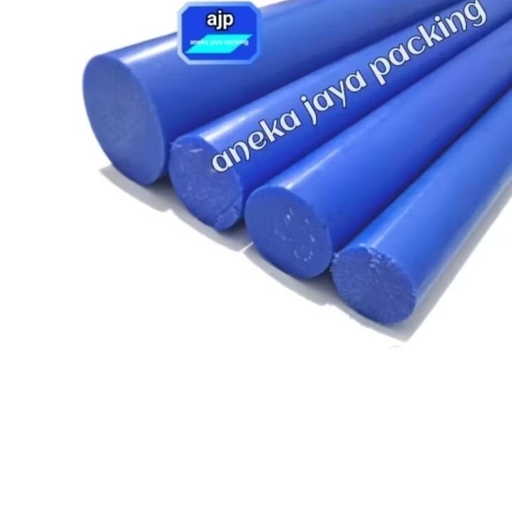 Jual mc blue rod dia 80mm x 10cm as hard nylon biru batangan | Shopee ...