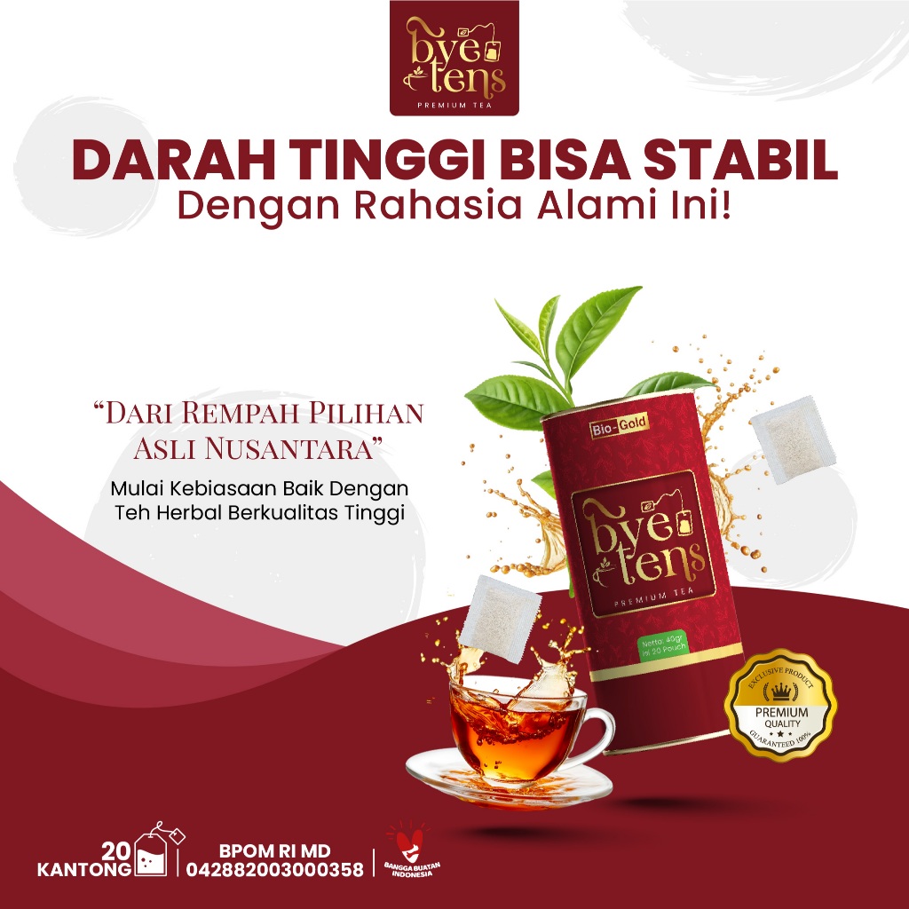 Jual Bye Tens - Premium Tea Teh Celup Herbal Seledri Obat Hipertensi ...
