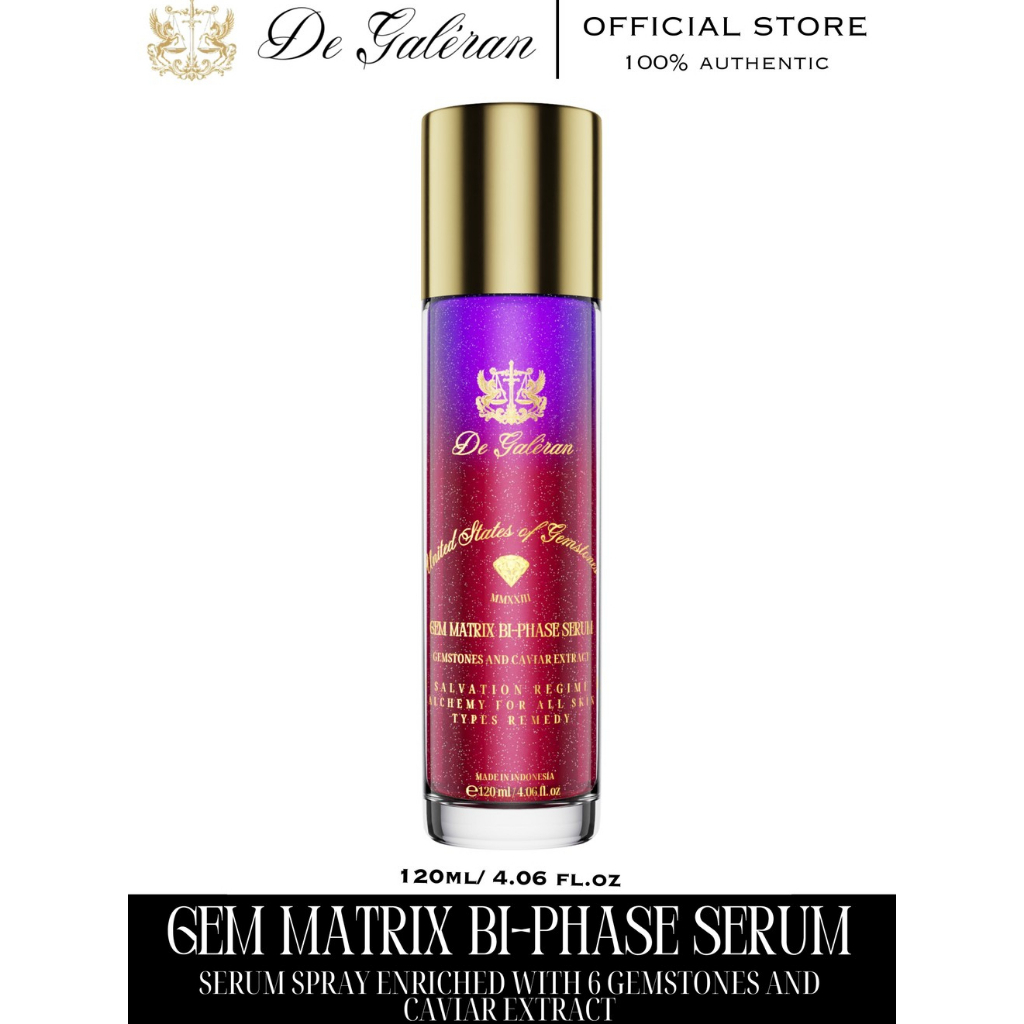 Jual De Galéran Gem Matrix Bi-Phase Serum 120ml | 2in1 Serum Wajah ...