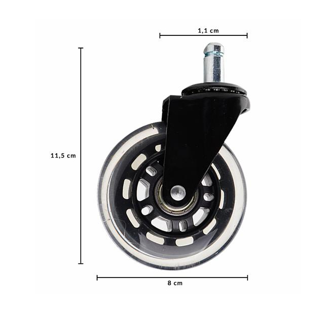 Jual Roda Kursi Kantor / Office Chair / Kursi Direktur / Roda Colok PU ...