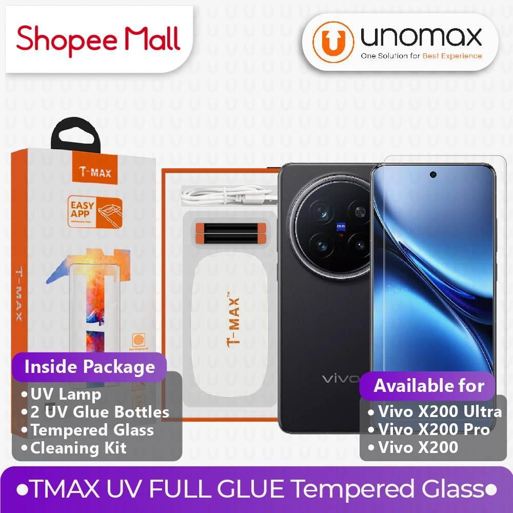Jual T-MAX Tempered Glass Vivo X200 Pro / X200 / X200 Ultra TMAX UV FULL GLUE Screen Protector ...