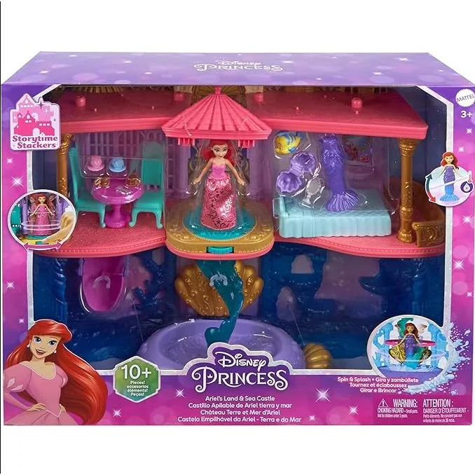 Jual Disney Princess Toys, Ariel’s Stacking Castle Playset Gifts For ...