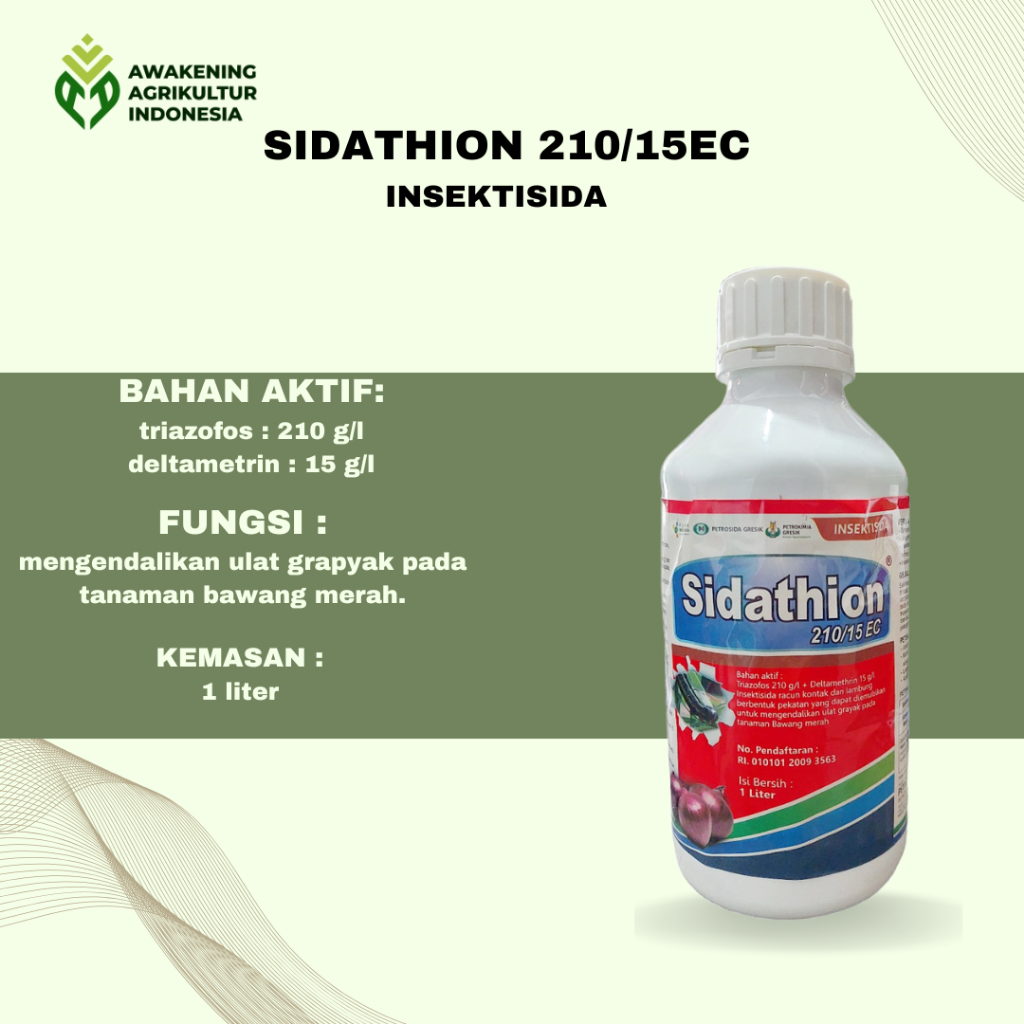Jual SIDATHION 210/15EC 1LITER INSEKTISIDA TRIAZOFOS | Shopee Indonesia
