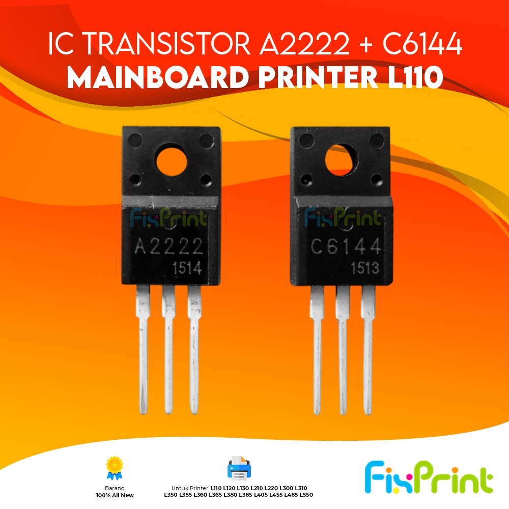 Jual IC TR Transistor Printer Epson A2222 C6144 1 Set L120 l300 L310 ...