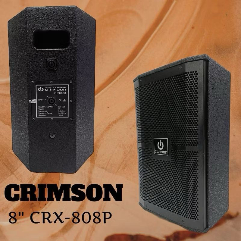 Jual SPEAKER BOX KAYU PASSIVE 8” CRIMSON CRX 808P | Shopee Indonesia