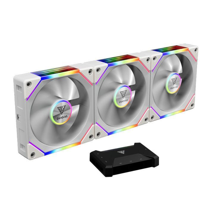 Jual Fan Casing GAMDIAS AEOLUS P2-1203U ARGB PWM 120mm Fan Pack 3IN1 ...