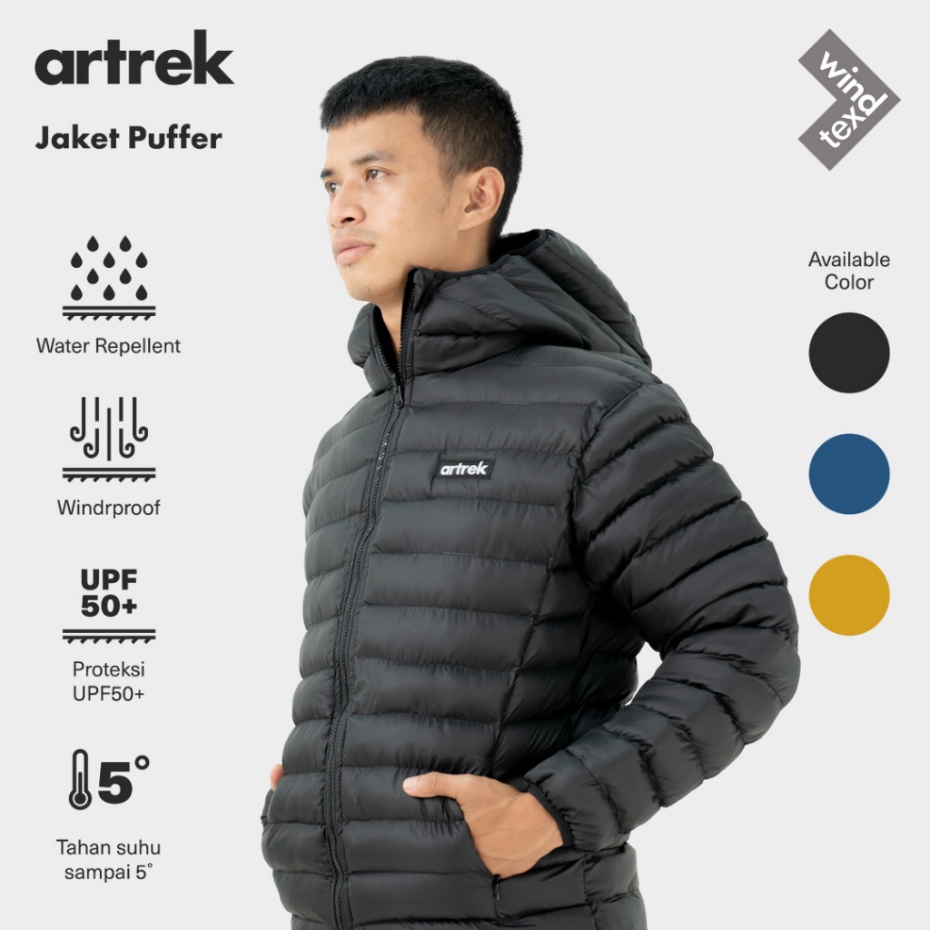 Jual Artrek Jaket Gunung Puffer Jaket Gelembung Outdoor Water Repellent ...