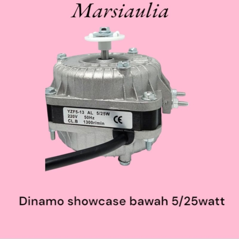 Jual dinamo motor fan showcase 5/25w freezer kulkas sokes bawah 5 / 25w ...