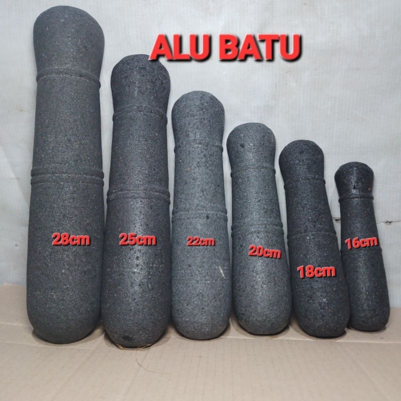 Jual ALU BATU TUMBUK PENUMBUK UNTUK PASANGAN LUMPANG PANJANG 16CM ...