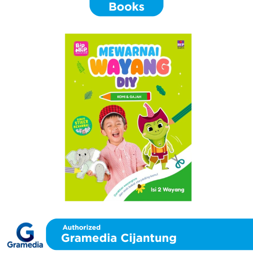 Jual Gramedia Cijantung - Aktivitas Wayang Bip Bip: Komi dan Gajah Sumatera | Shopee Indonesia