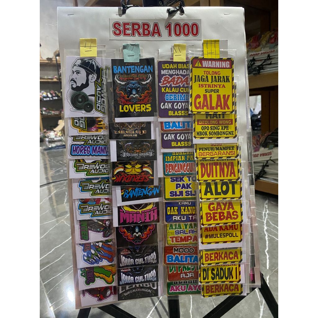 Jual Mainan Edukasi Anak Sticker Serba 1000 Bisa Dititipkan Di Warung ...