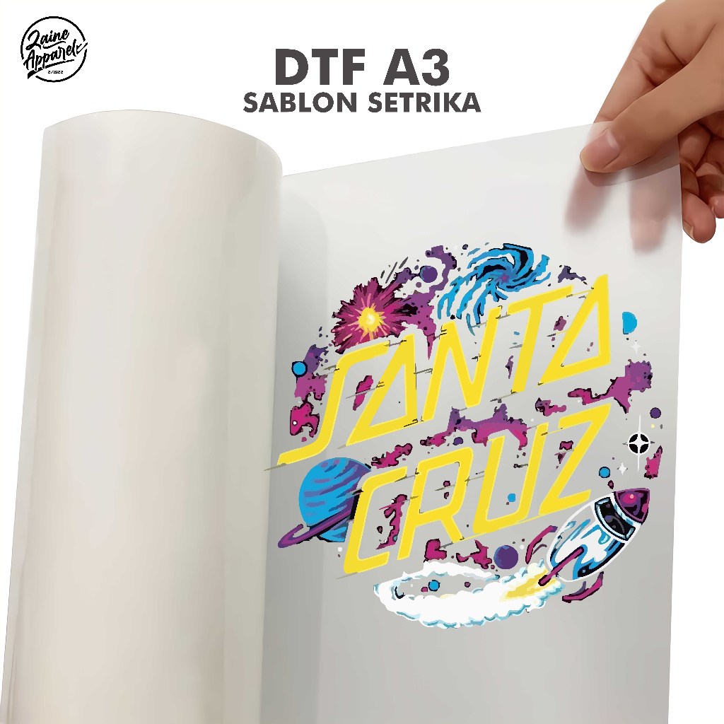Jual SABLON SETRIKA SATUAN SABLON DTF LANGSUNG PAKAI UKURAN A3 SABLON ...