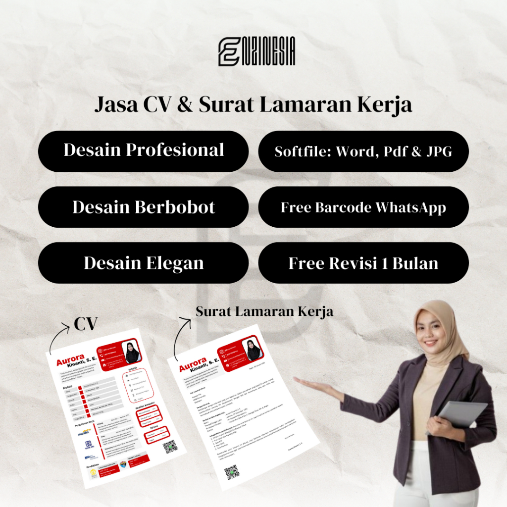 Jual Jasa Pembuatan CV | Jasa Desain CV | Jasa CV & Surat Lamaran Kerja Profesional | Shopee ...