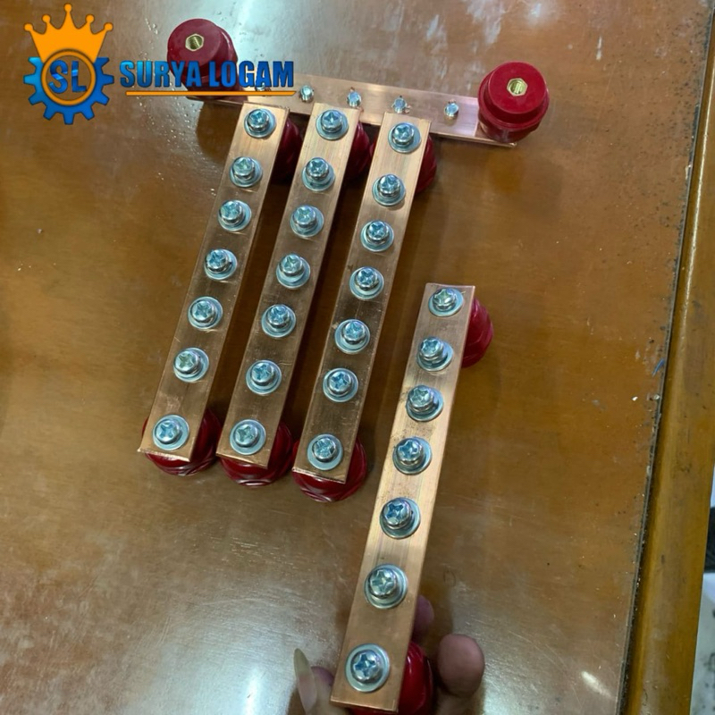 Jual Busbar tembaga tin plating 150 x 15 x 3mm | Shopee Indonesia