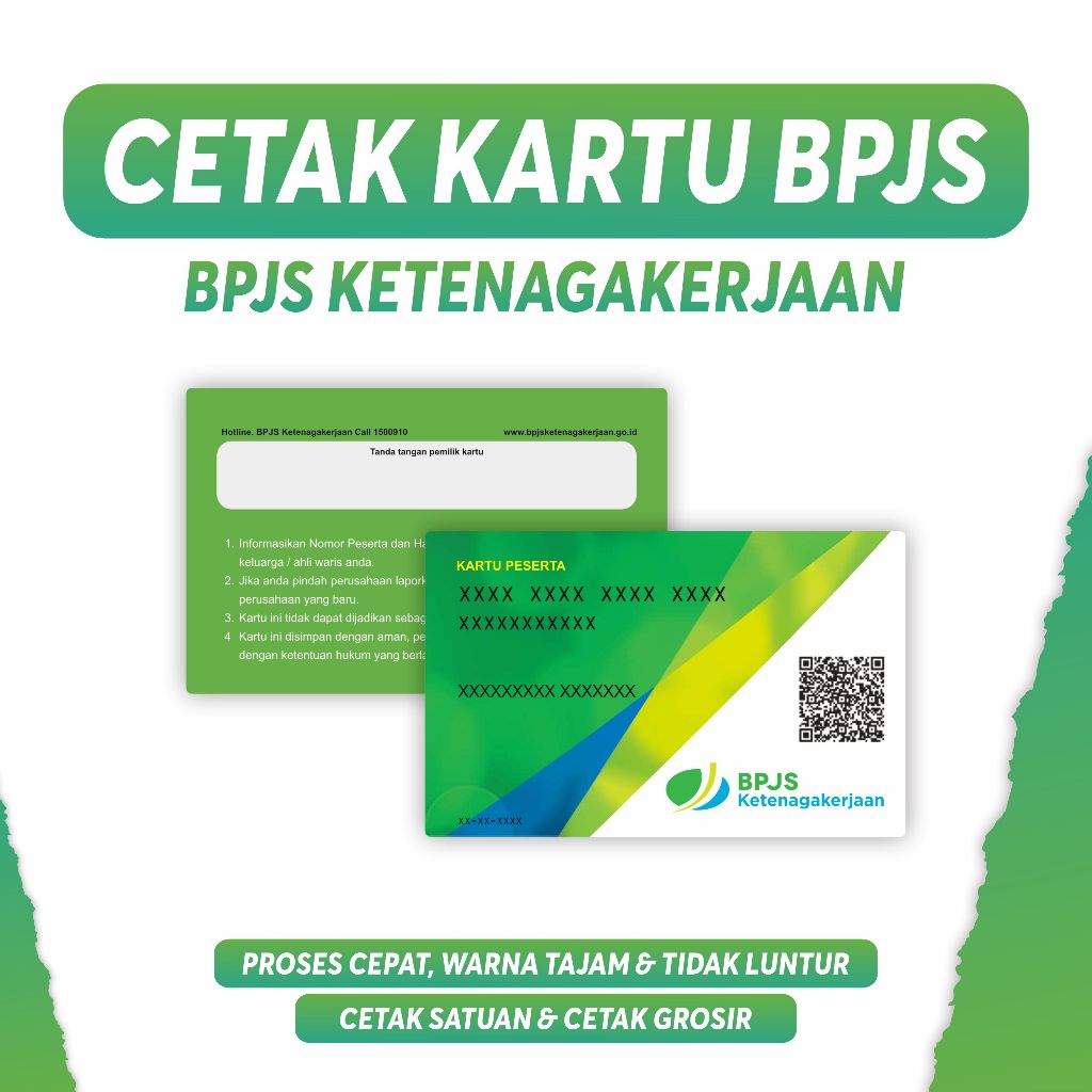 Jual Cetak Kartu BPJS (BPJS Ketenagakerjaan) | Shopee Indonesia
