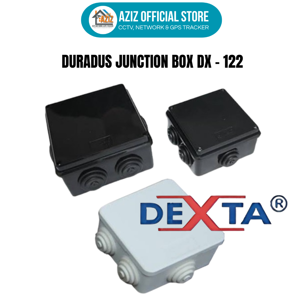 Jual DURADUS DEXTA// JUNCTION BOX DX - 122 PUTIH / HITAM | Shopee Indonesia