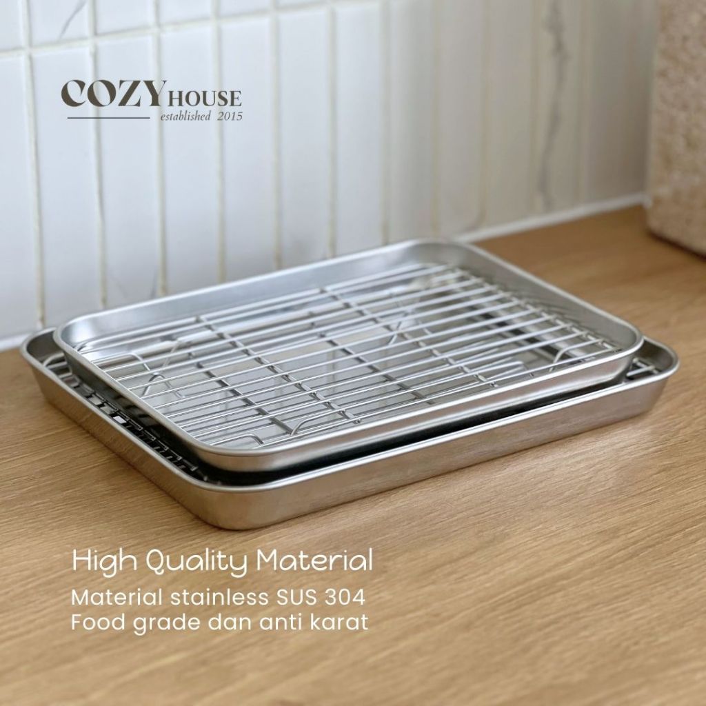 Jual COZYHOUSE Tray Peniris Minyak Goreng Stainless 304 Saringan ...