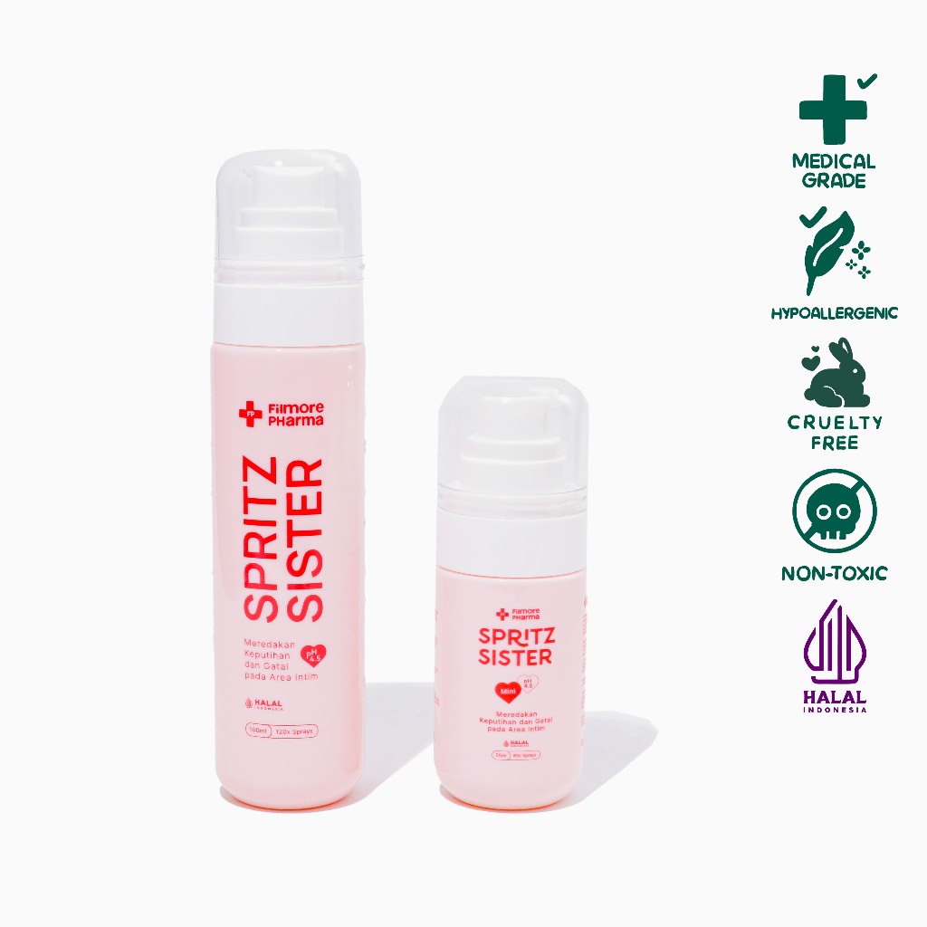Jual Filmore Spritz Sister Mist Intimate Spray Cegah Keputihan 50ml dan ...