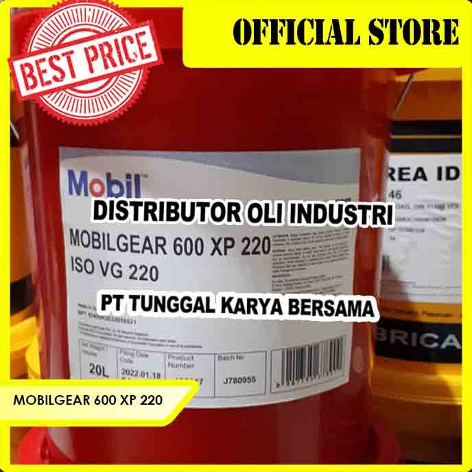 Jual MOBILGEAR 600 XP 220 ( OLI GEAR BOX - READY STOCK ) | Shopee Indonesia