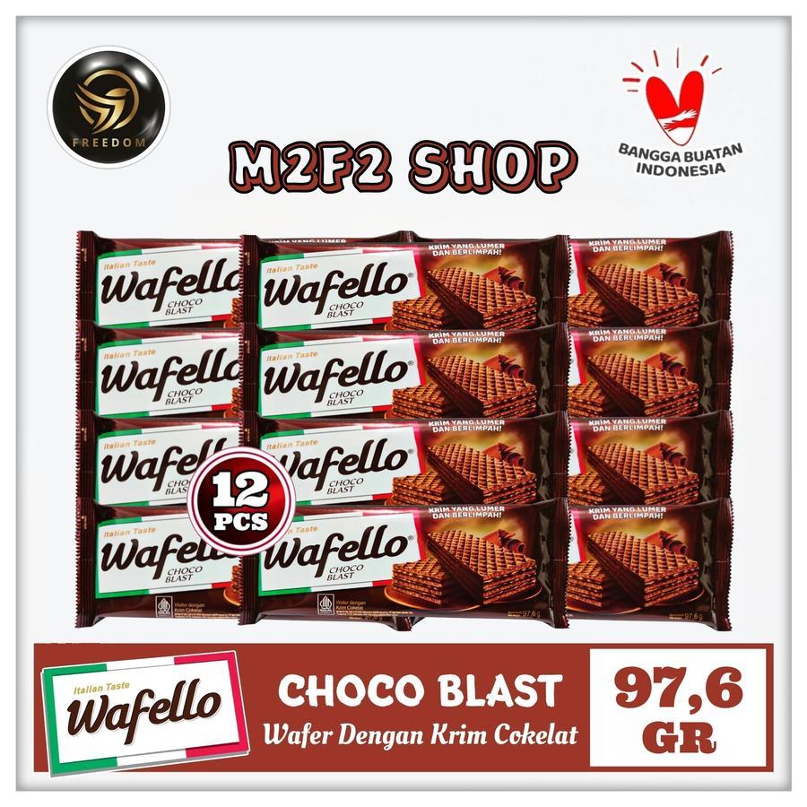 Jual Roma Wafer Wafello Choco Blast | Krim Cokelat - 97,6 gr (Kemasan ...