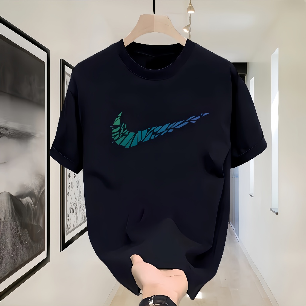 Jual (COD) T Shirt Pria baju kaos pria 100% Cotton Heavyweight Kaos ...