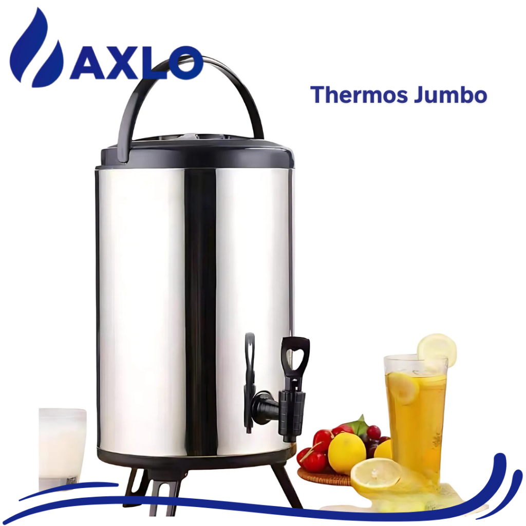Jual Termos Jumbo THERMOS DISPENSER Stainless Steel Water tank Jug ...