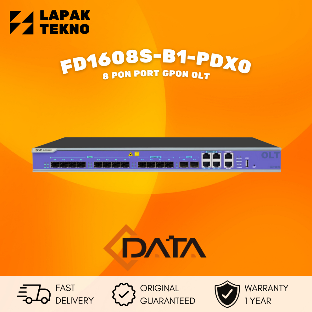 Jual CDATA FD1608S-B1-PDX0 8 PON Port GPON OLT, PSU AC+DC | Shopee ...