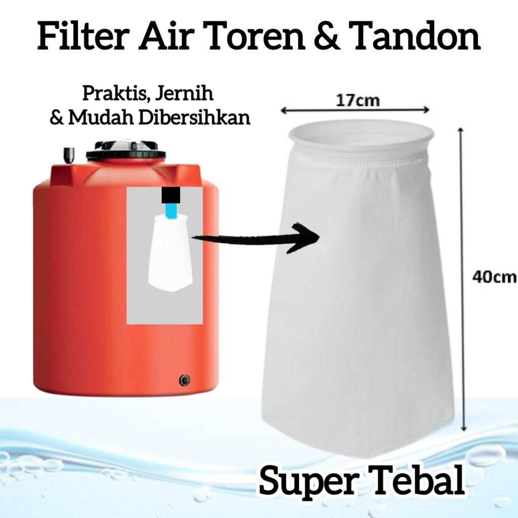 Jual Filter Air Toren & Tandon Model Gantung Super Tebal Real Size ...