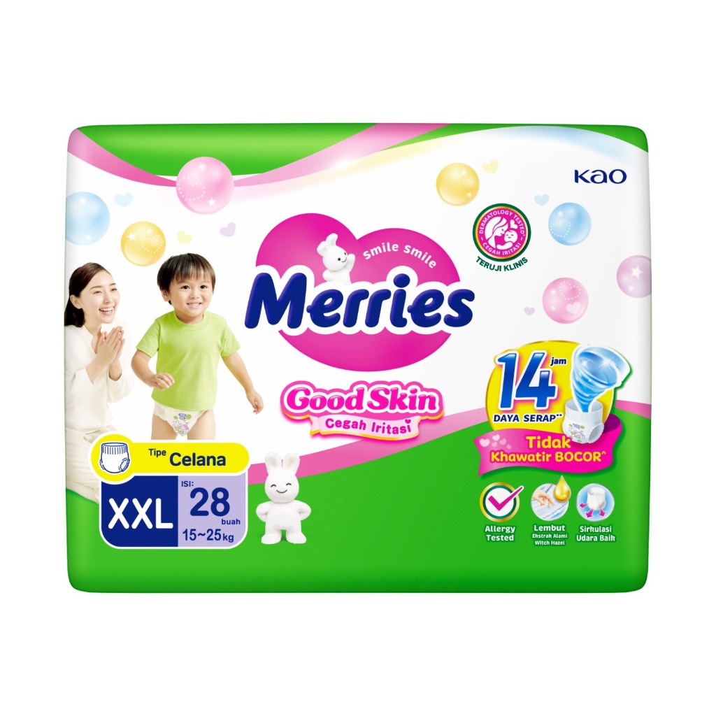 Jual Kao Merries Good Skin Cegah Iritasi XXL 28 pcs_14 Daya Serap ...