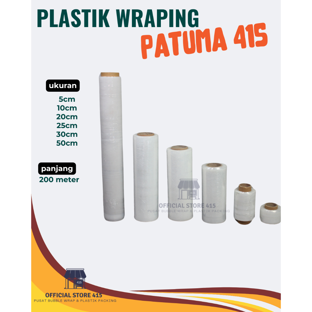 Jual Plastik Lengket Wraping Food Grade Bening Stretch Film Grosir ...