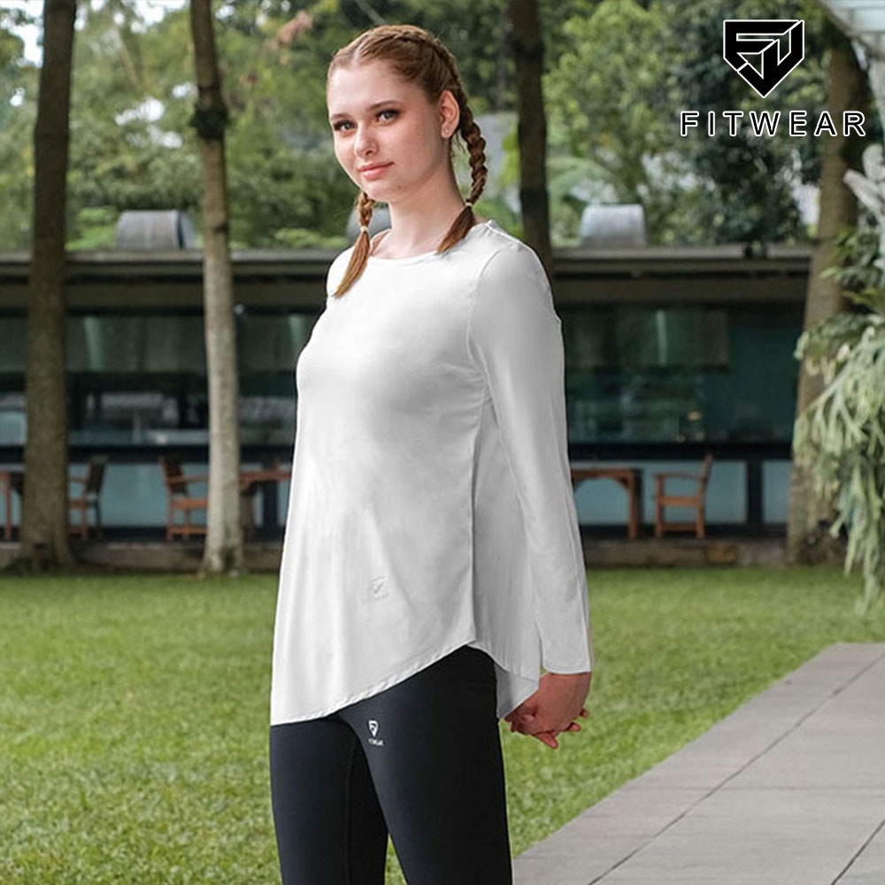 Jual Fitwear - Kaos Olahraga Wanita FITWEAR NEW AURORA DRYFIT SIDE TIE ...