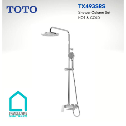 Jual TOTO Shower Column Mixer Set Shower Tiang Panas Dingin TX493SRS | Shopee Indonesia