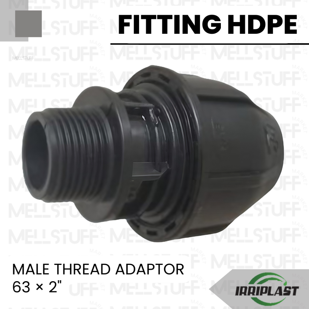 Jual Fitting HDPE Male Thread Adaptor Ukuran 63 MM × 2" Inch Sambungan ...