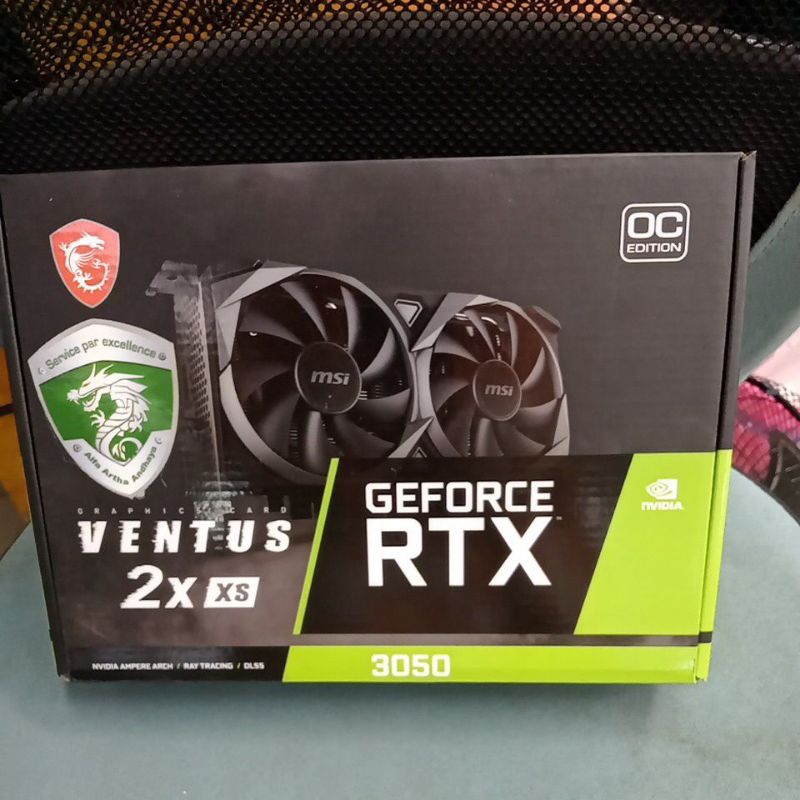 Jual dus VGA card MSI GeForce rtx 3050 ventus second | Shopee Indonesia