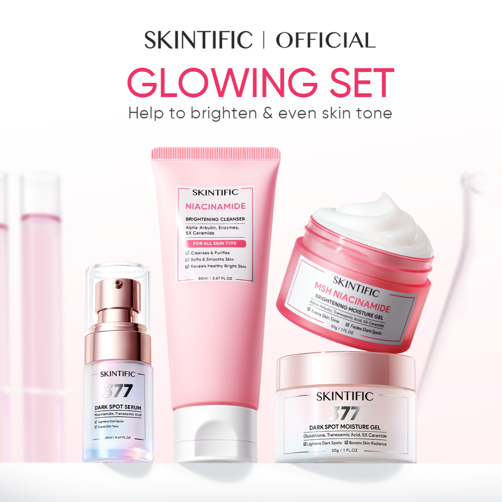 Jual [4 PCS]SKINTIFIC- Day & Night Skincare Routine Set | Retinal ...