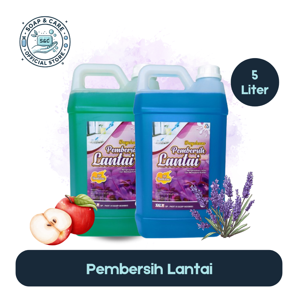 Jual Sabun Pembersih Lantai 5 Liter SABUN PEL Lantai (APEL-LAVENDER ...